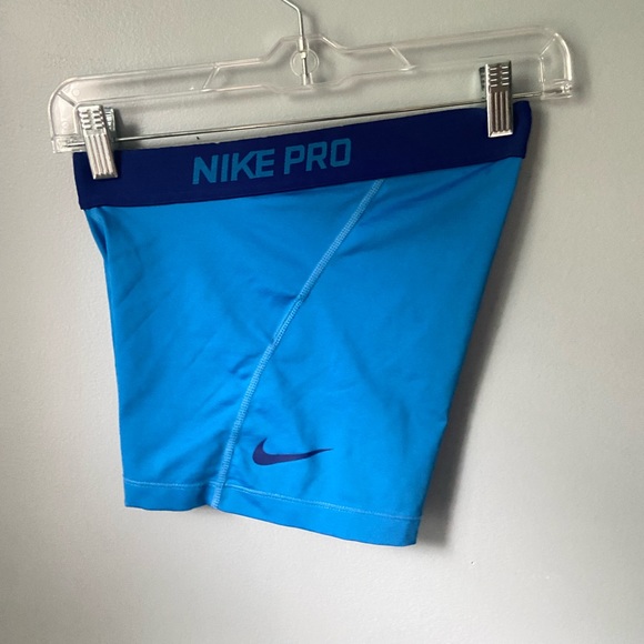 Nike | Shorts | Blue Nike Pros 3 | Poshmark